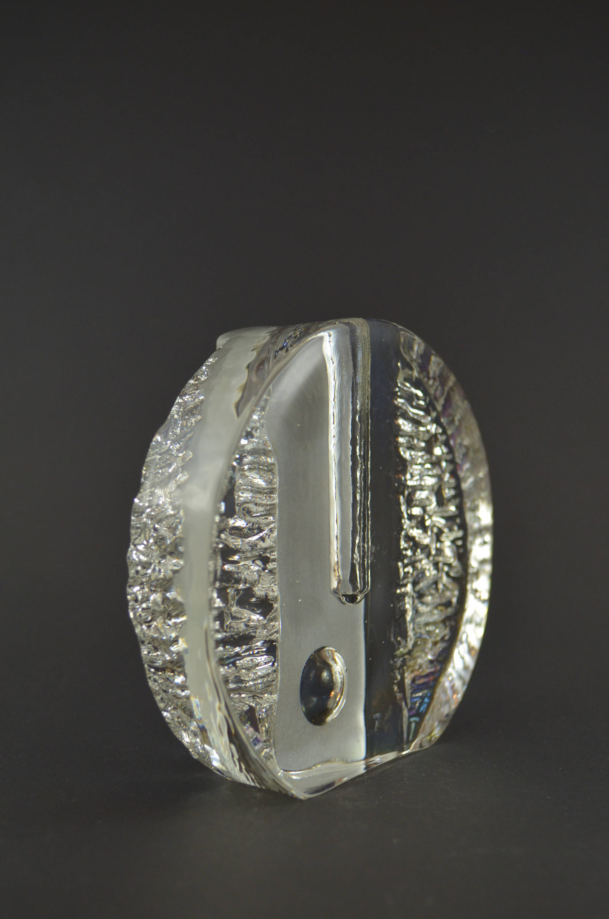 Walther Glass Solifleur Vase, Mid Century Modernist 1960s West Germany ...