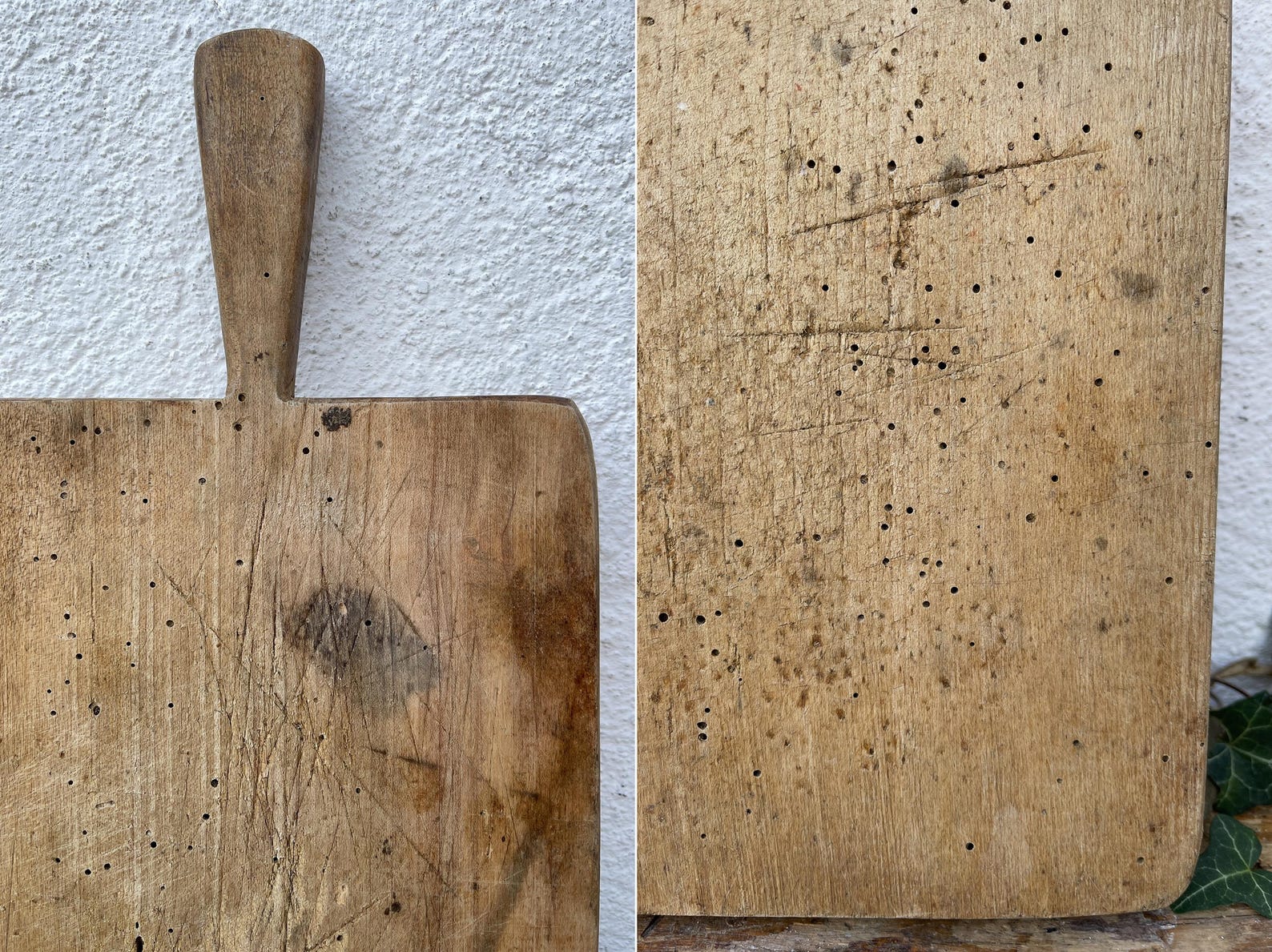 Light Wood Primitive Cutting Boards, Vintage Food Photo Prop, Flat Lay ...