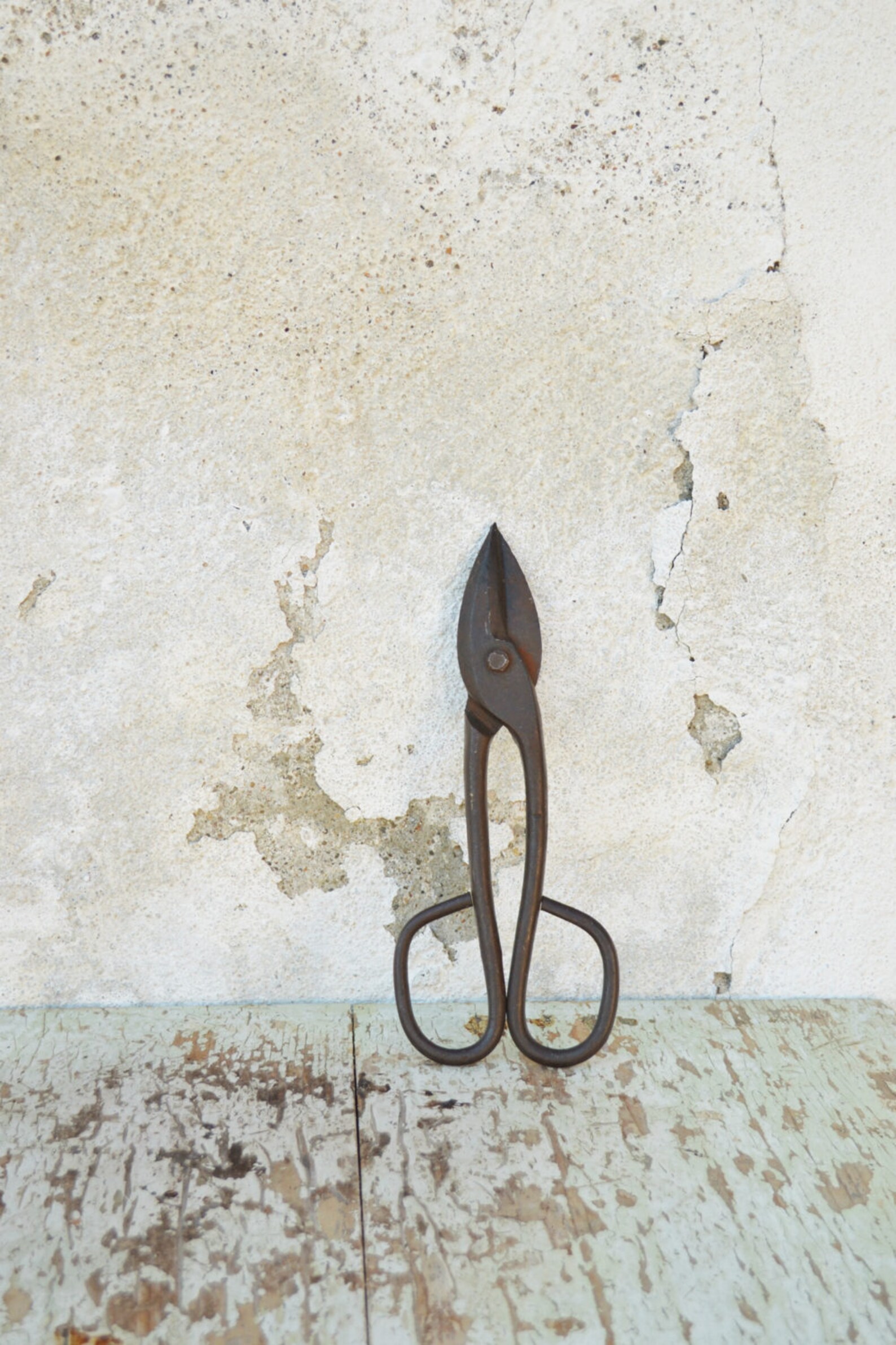 Hand Forged Iron Shears Short Blade Scissors | Etsy