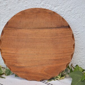 Vintage Wooden Cutting Boards, Rustic Round Chopping Board - Etsy