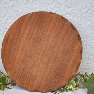 Vintage Wooden Cutting Boards, Rustic Round Chopping Board - Etsy