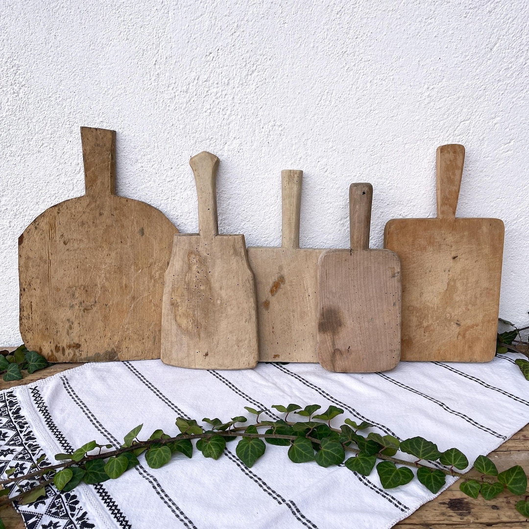 Authentic Vintage European Bread Boards - Rustic Wood Chopping Boards ...