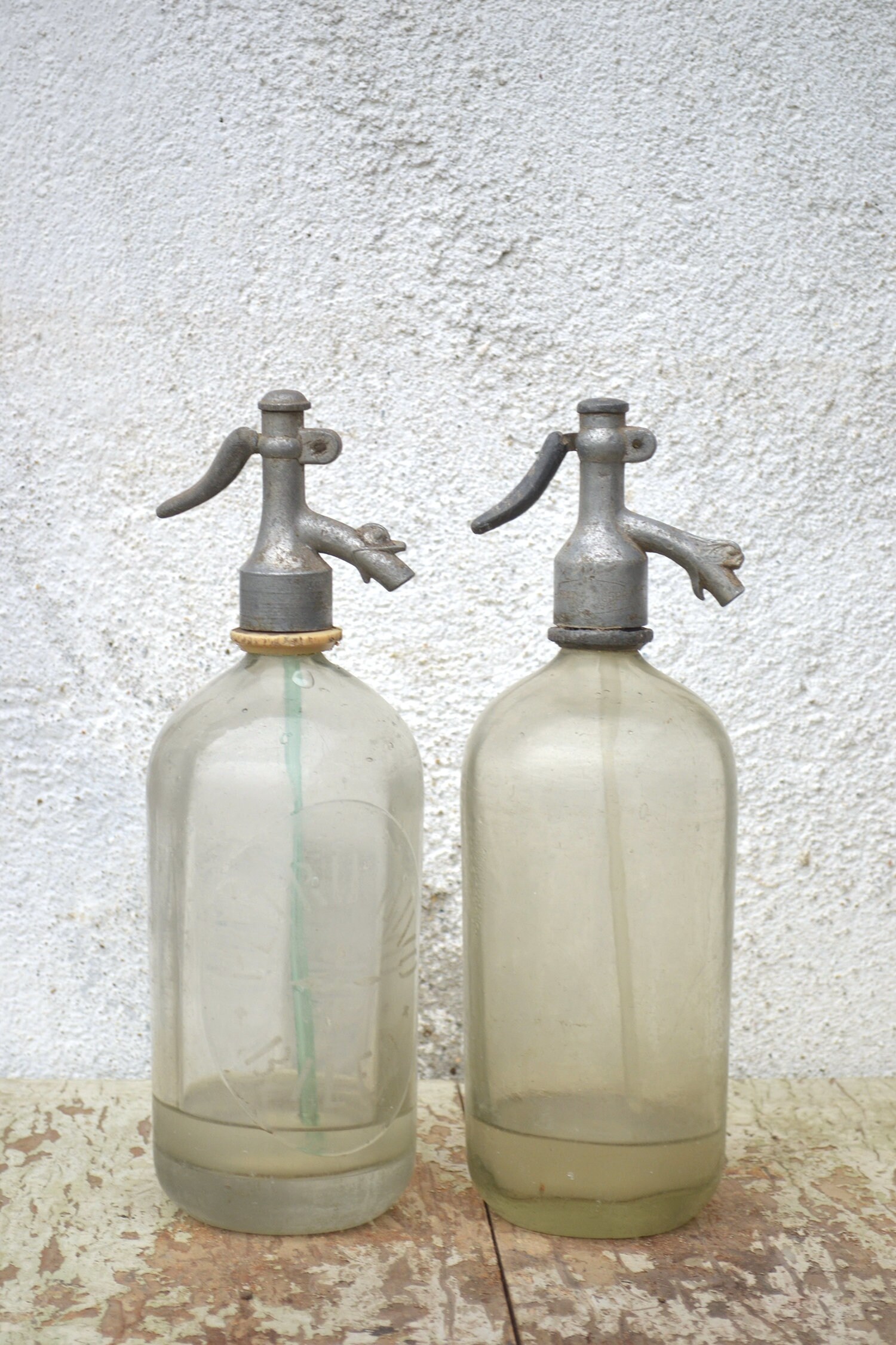 Clear Glass European Seltzer Bottle - Etsy