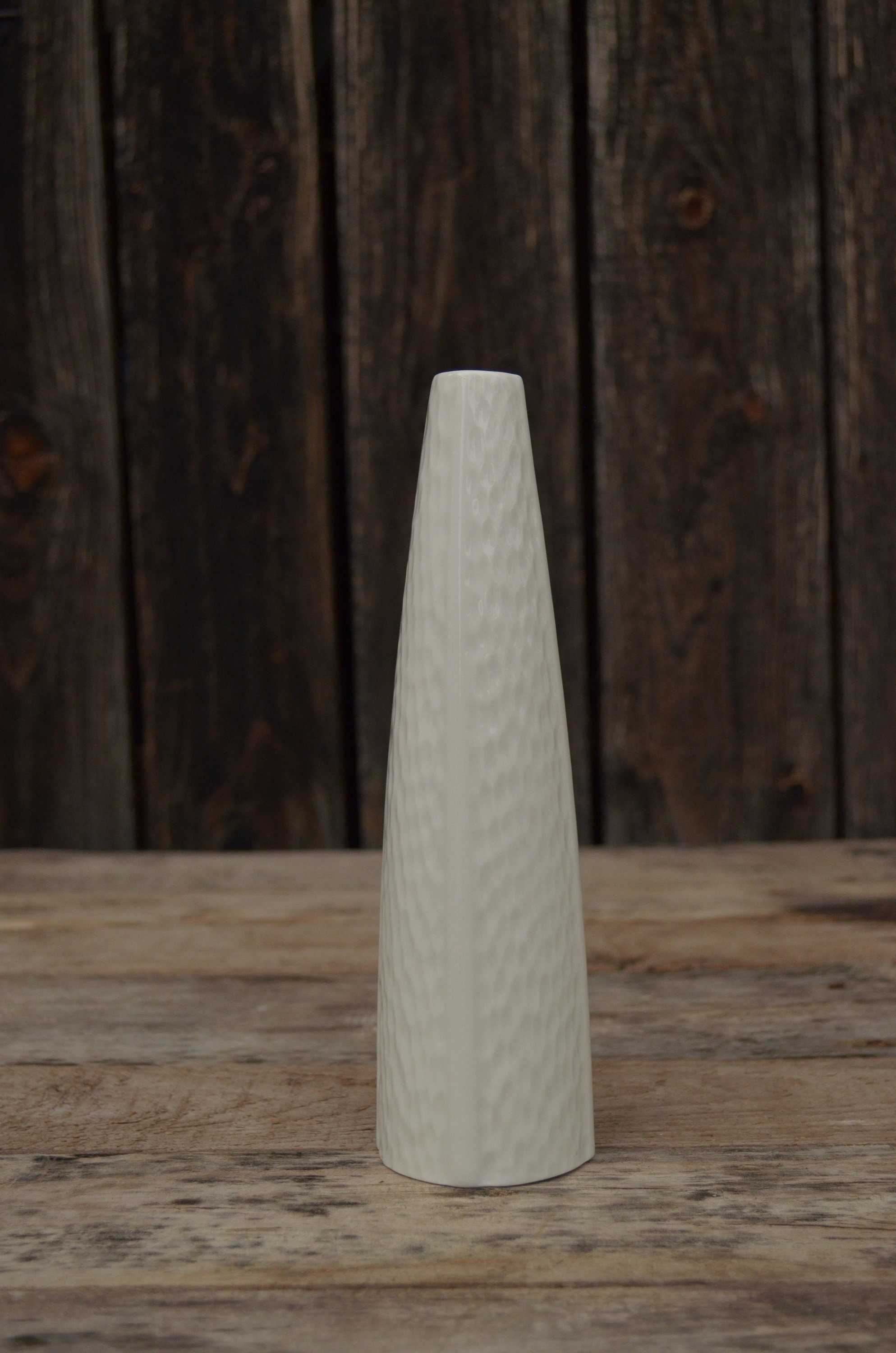 Vintage off White Vase Gray Inside, SGRAFO Modern Vase - Etsy