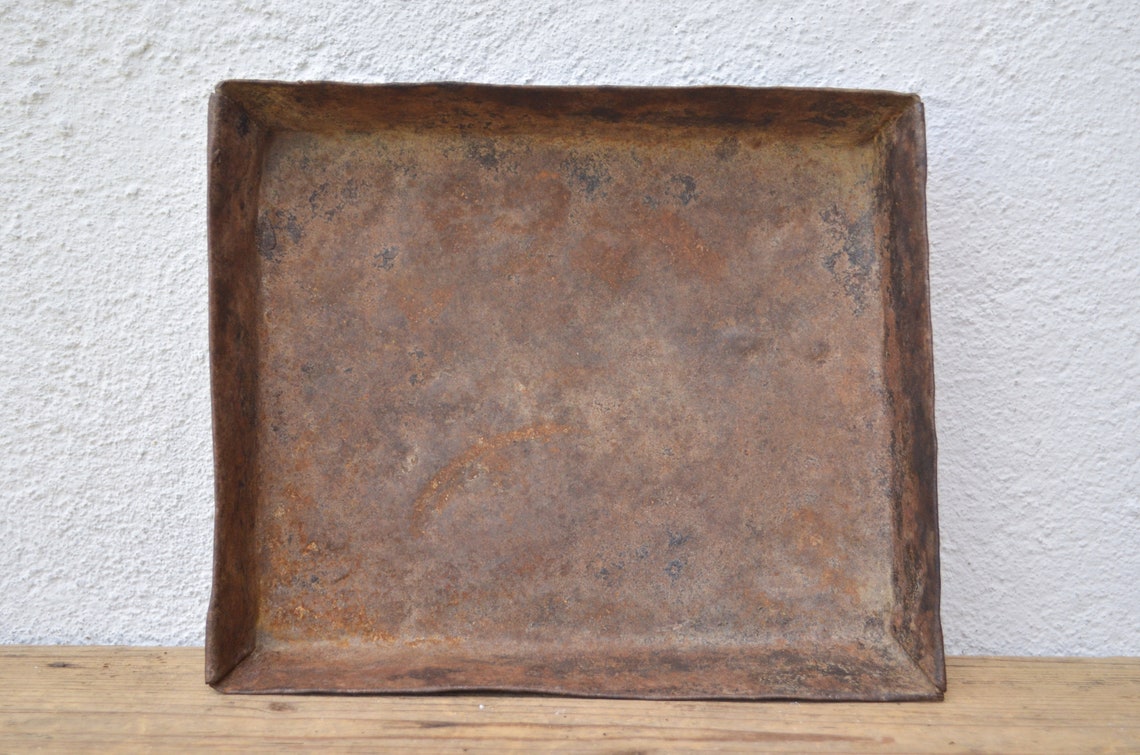 Set of Vintage Rusty Baking Tray Loaf Pans Graters and | Etsy