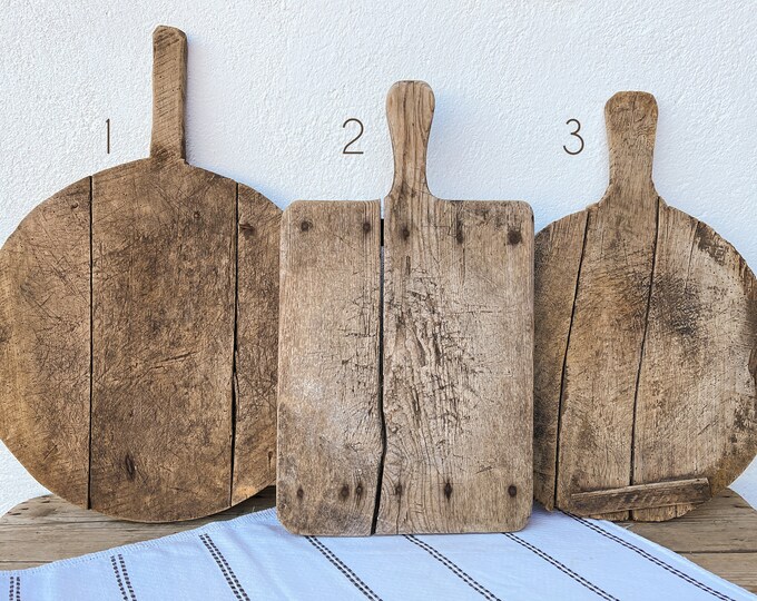 Very Big Primitive Cutting Boards, Wooden Food Photo Prop, Flat Lay ...