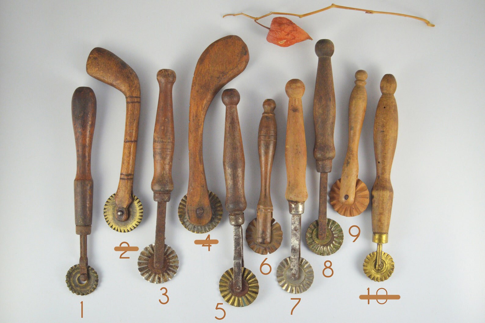 Vintage Pastry Crimper Rustic Noodle Cutter Pie Wheel Food | Etsy