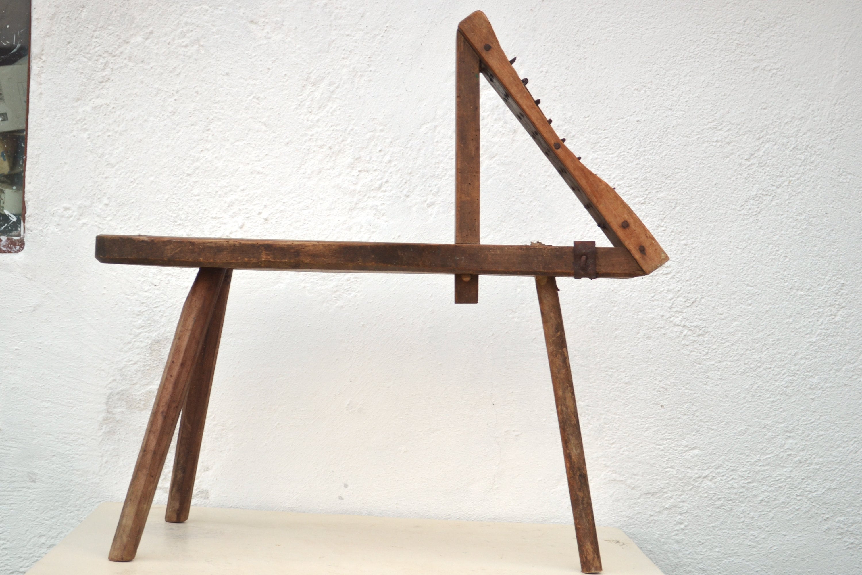 Antique Corn Sheller, Unusual Threshing Tool, Primitive Wood Tool - Etsy