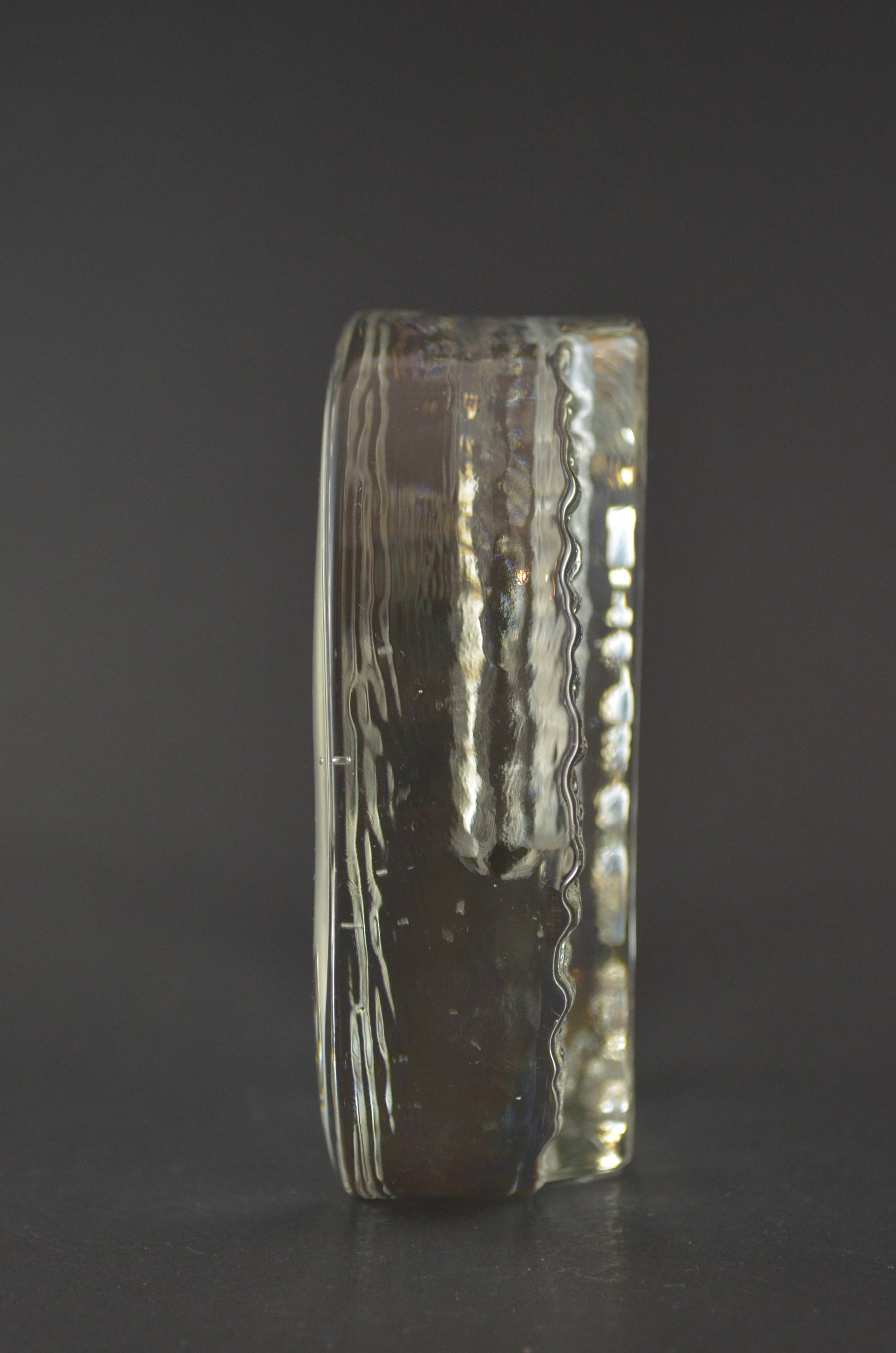 Walther Glass Solifleur Vase, Mid Century Modernist 1960s West Germany ...
