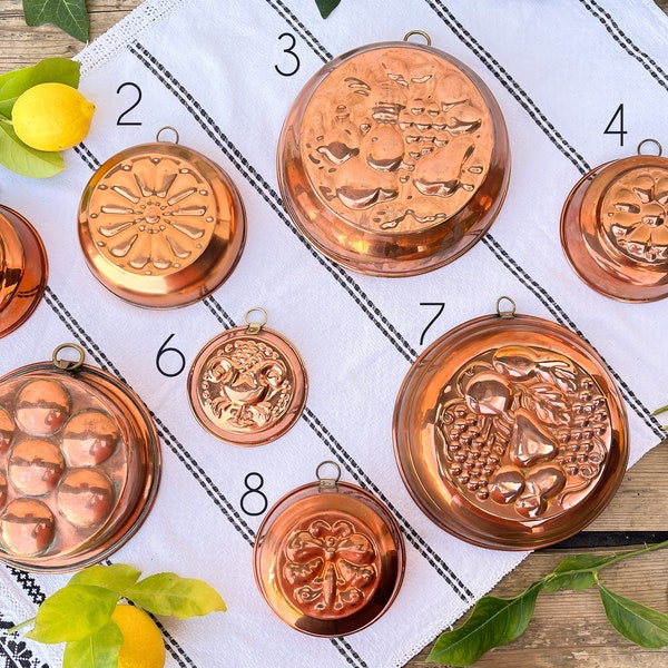 Vintage Copper Mold - Etsy