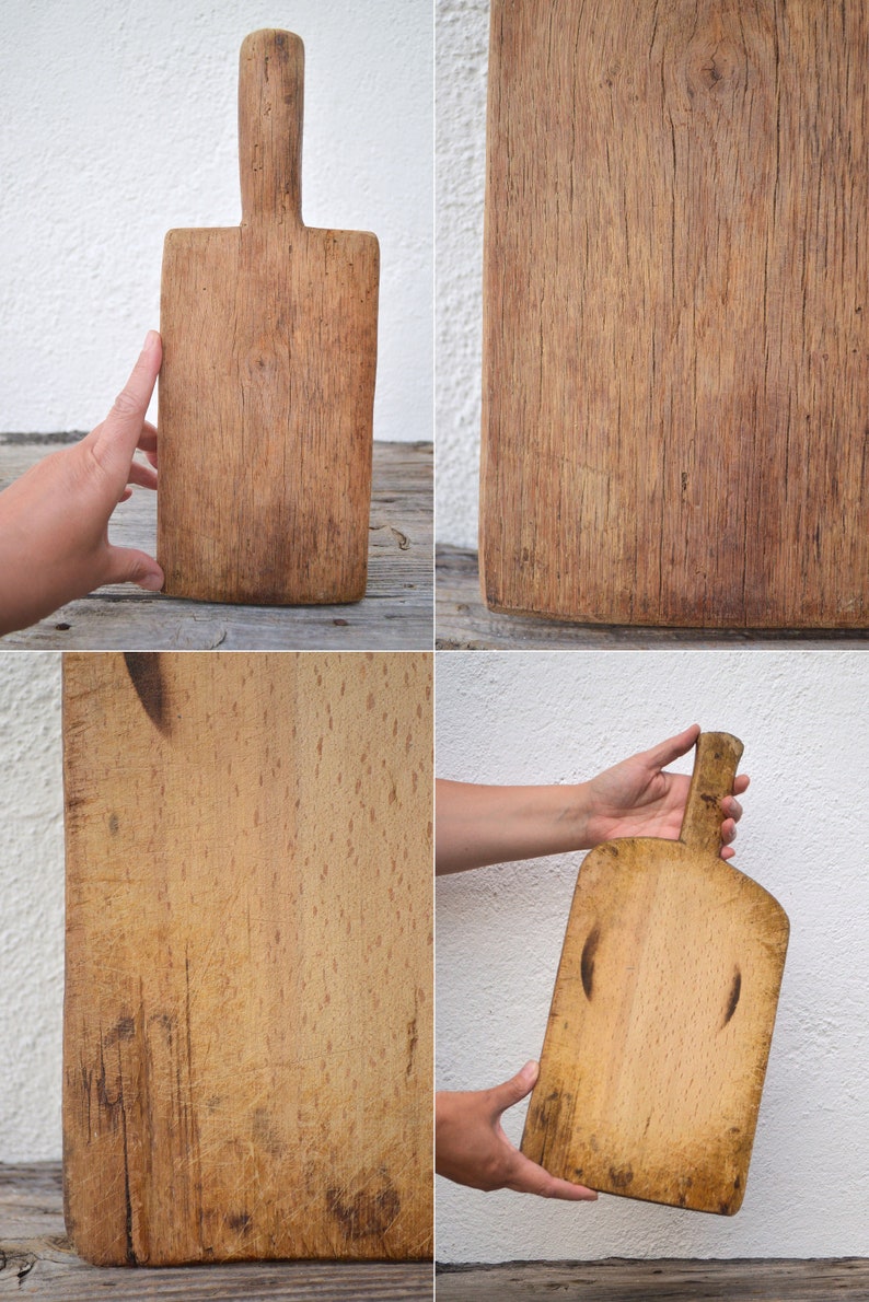 Vintage Primitive Cutting Boards in Light Wooden Colour - Etsy