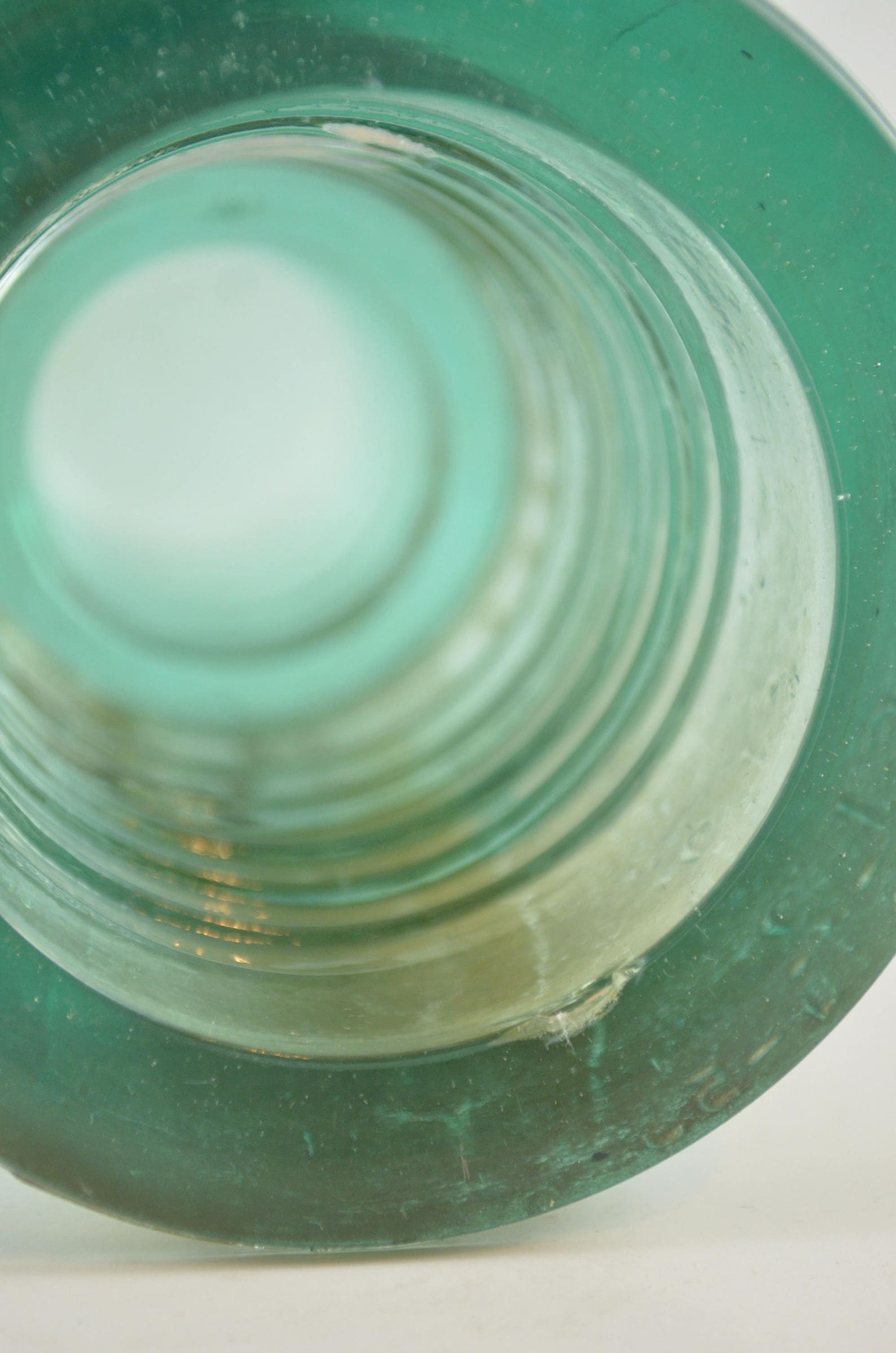 Aqua Blue Glass Insulator Vintage Glass Insulator CD 408 - Etsy