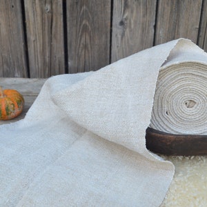 Vintage Upholstery Hand Loomed Linen by the ROLL - Heavy Hemp Fibers ...