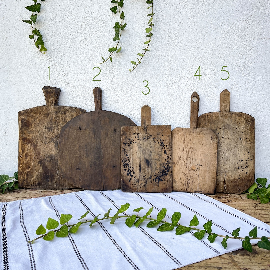 Authentic Primitive Cutting Boards, Vintage Wooden Food Photo Props - Etsy
