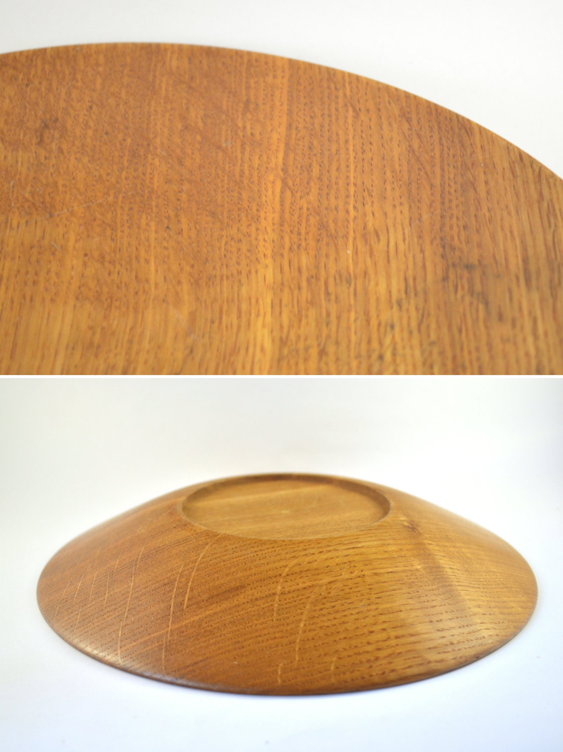 Vintage Wood Mid Century Serving Tray - Etsy