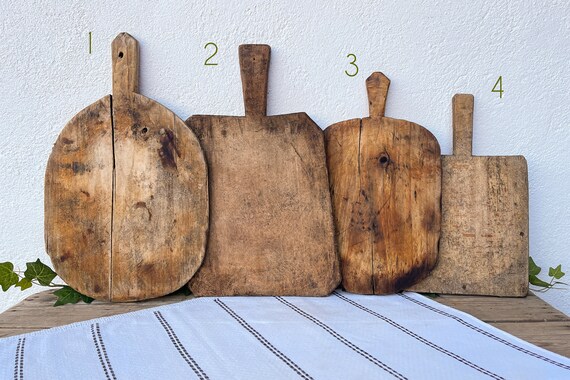 Vintage Wooden Cutting Boards Primitive Food Photo Props for - Etsy