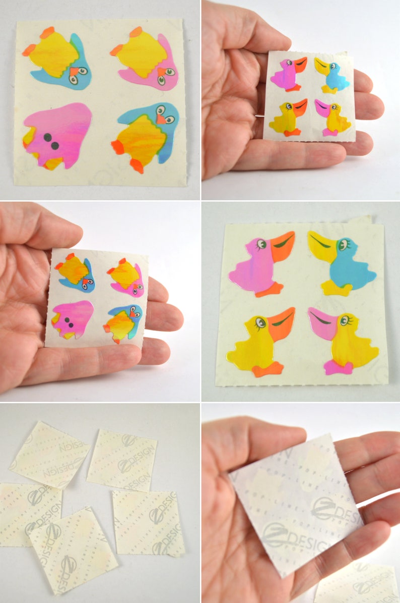 Vintage Pearl Finish Stickers 90's Rare Stickers Vintage | Etsy