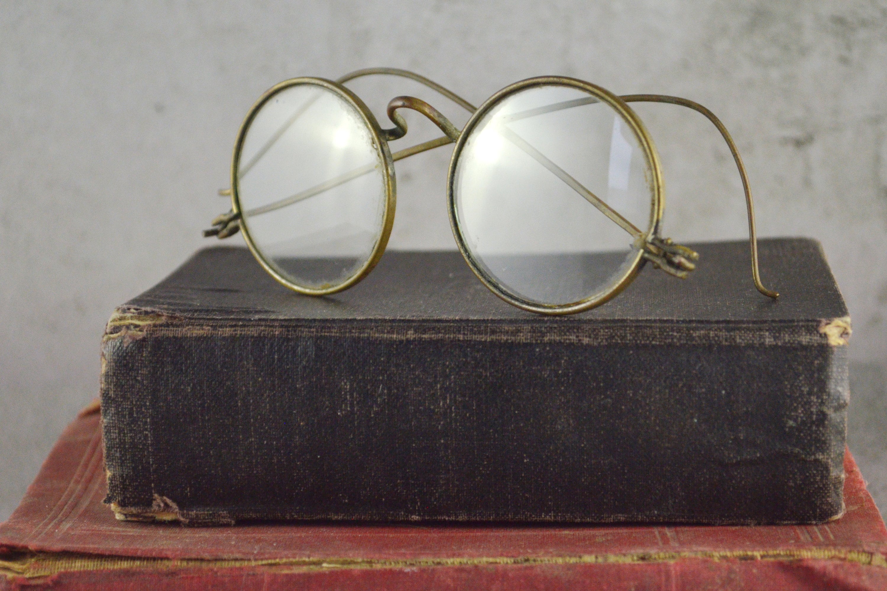 Antique Spectacles Windsor Style Round Eyeglasses John - Etsy Canada