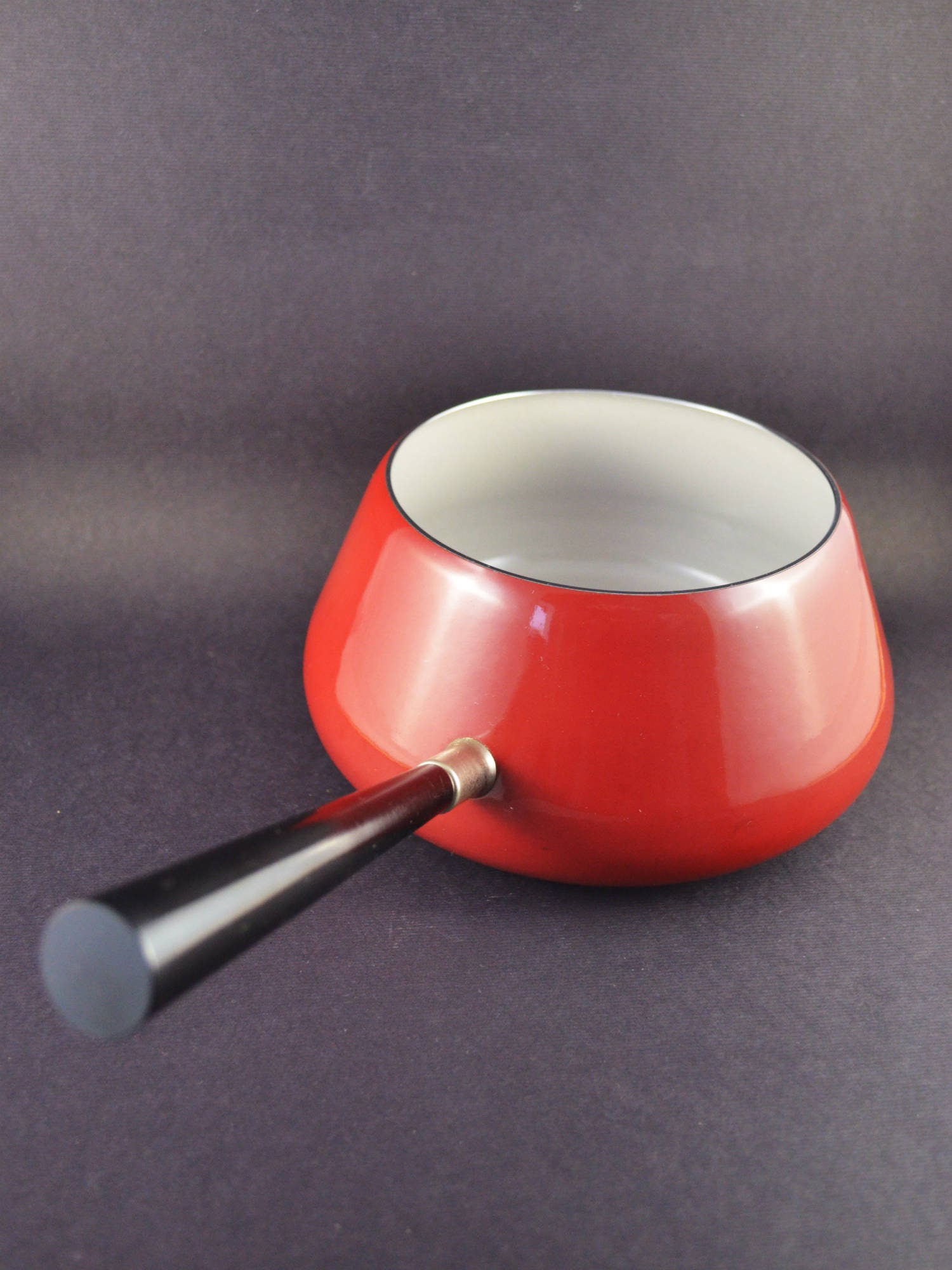 Cherry Red Cookware Mod Kitchen 60's Fondue Pot | Etsy