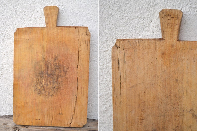 Vintage Primitive Cutting Boards in Light Wooden Colour - Etsy