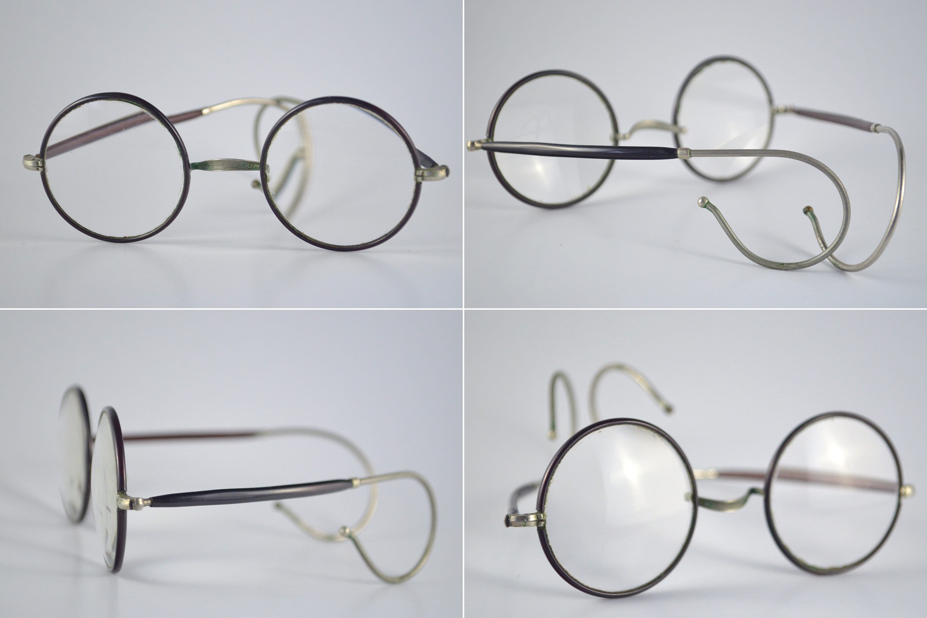 Antique Spectacles Windsor Style Round Eyeglasses John - Etsy Canada