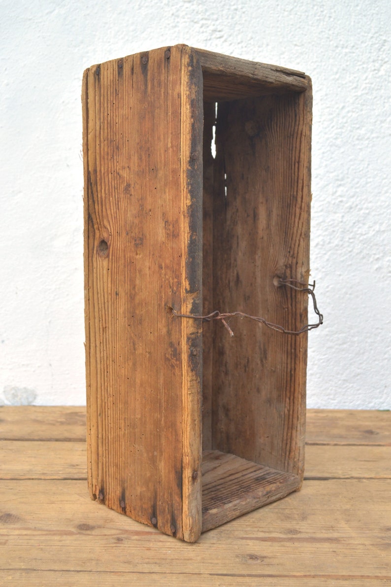 Primitive Wooden Tool Crate | Etsy