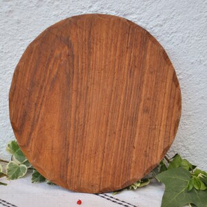 Vintage Wooden Cutting Boards, Rustic Round Chopping Board - Etsy