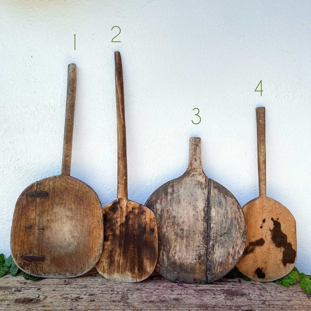 Antique Primitive Bread Paddles, Wooden Pizza Shovels - Etsy