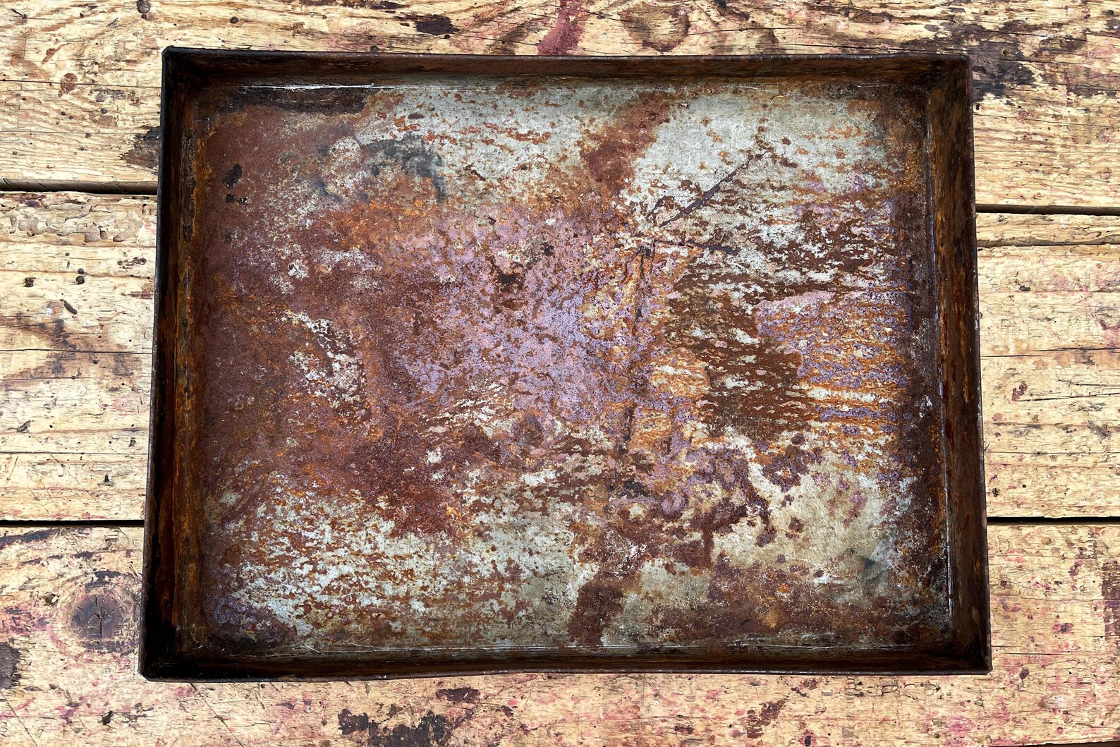 Vintage Rusty Baking Sheets: Patina Metal Food Photo Props - Etsy