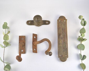 Vintage Window Handles Solid Brass Lever | Etsy