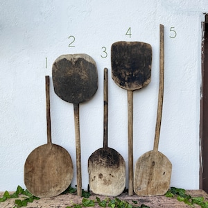 Vintage Wooden Pizza Peel, Authentic Primitive Old Bread Shovels - Etsy