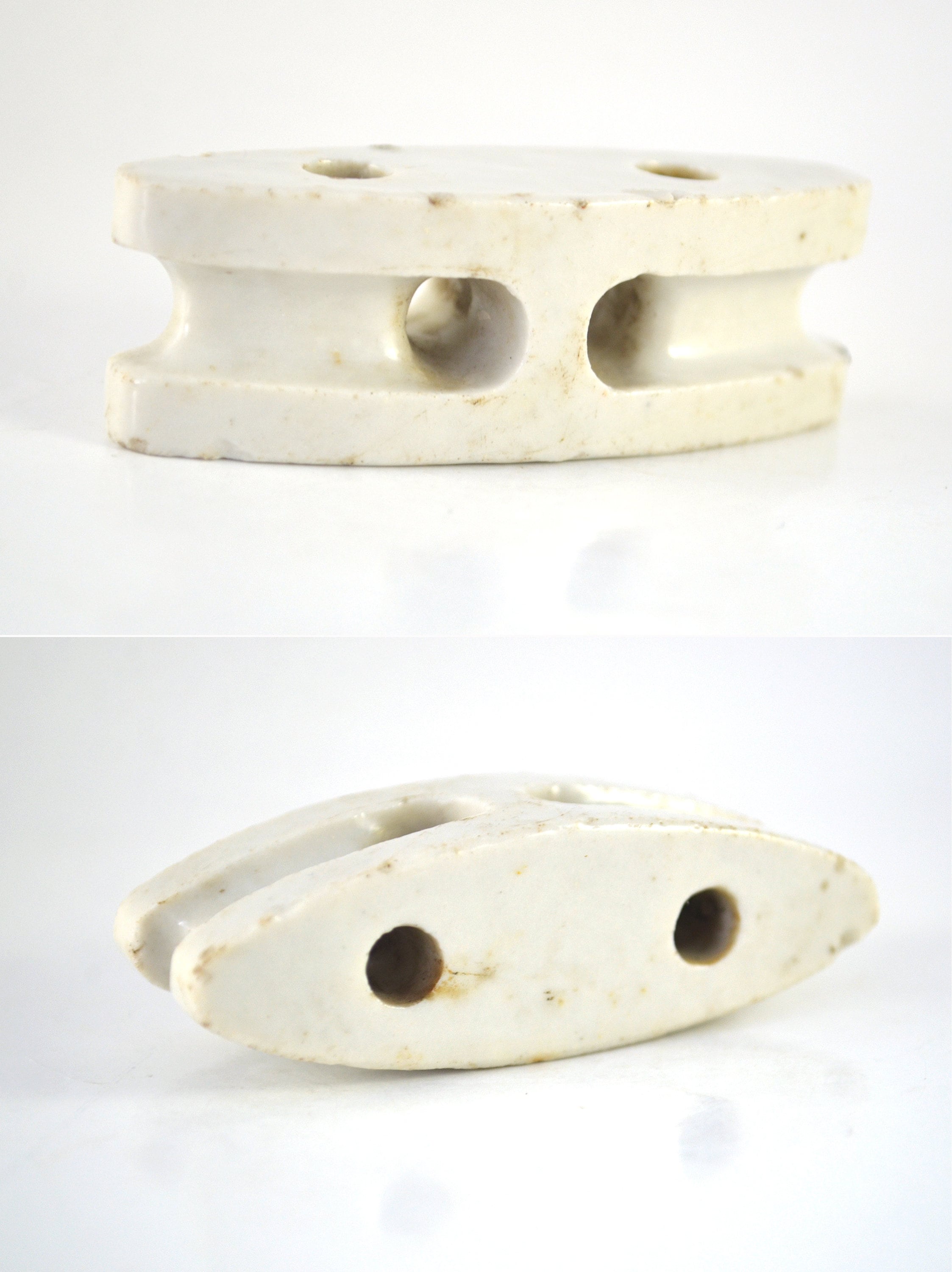 Set of 5 Porcelain Insulators European Guy Wire Strain - Etsy