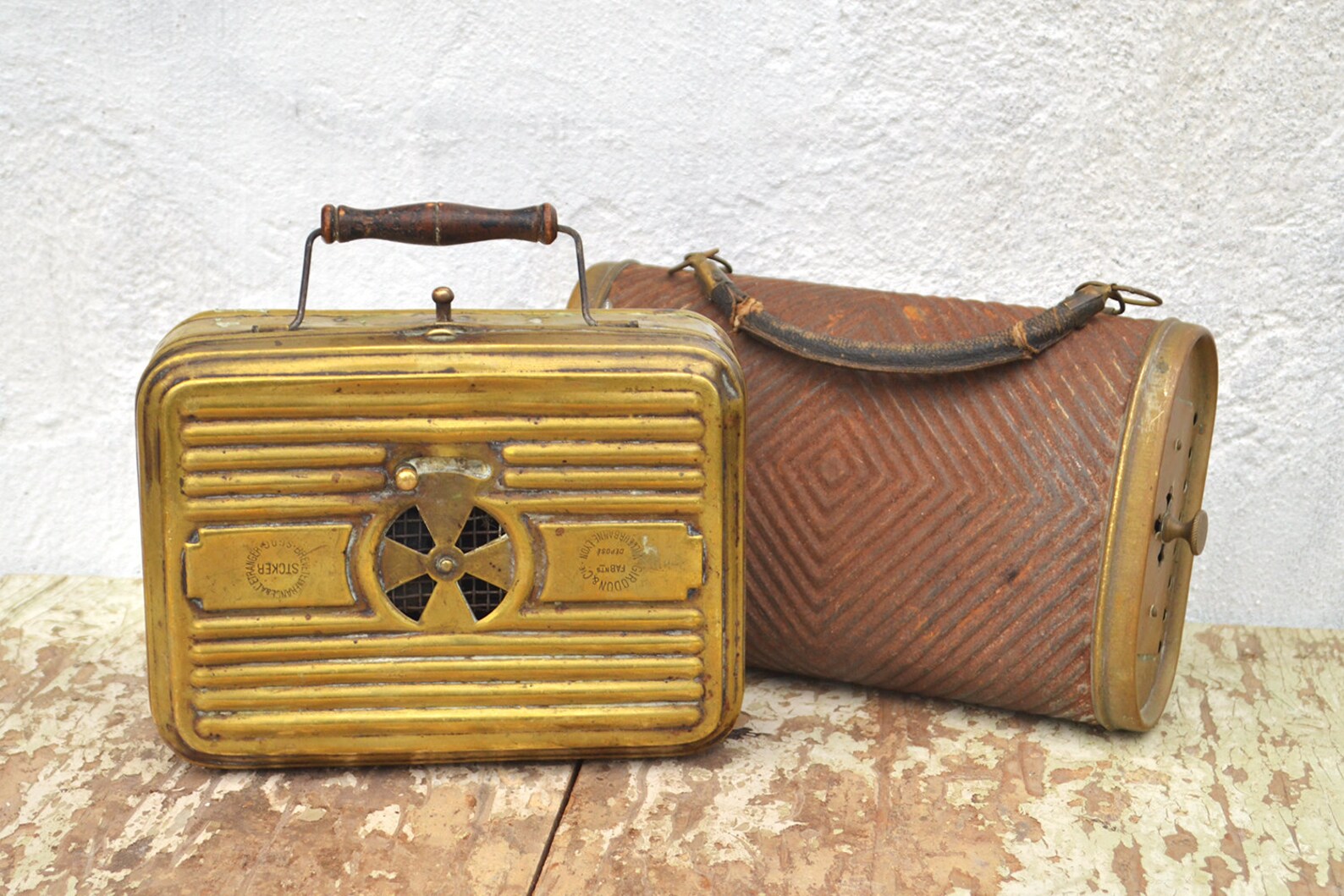 Antique Brass Hand Warmers, French Carriage Feet Warmer - Etsy