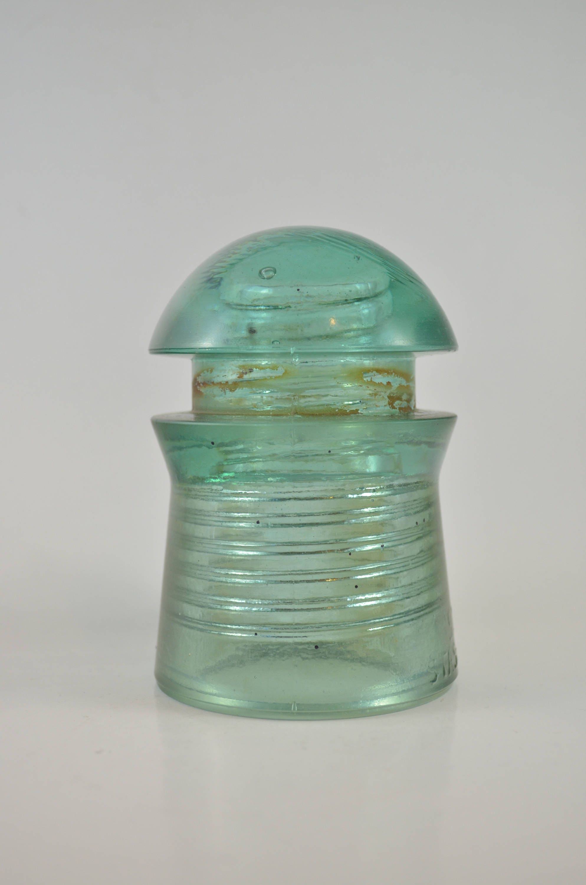 Aqua Blue Glass Insulator Vintage Glass Insulator CD 408 - Etsy
