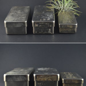 Medical Metal Box, Vintage Sterilizer Box for Syringe, Metal Container ...