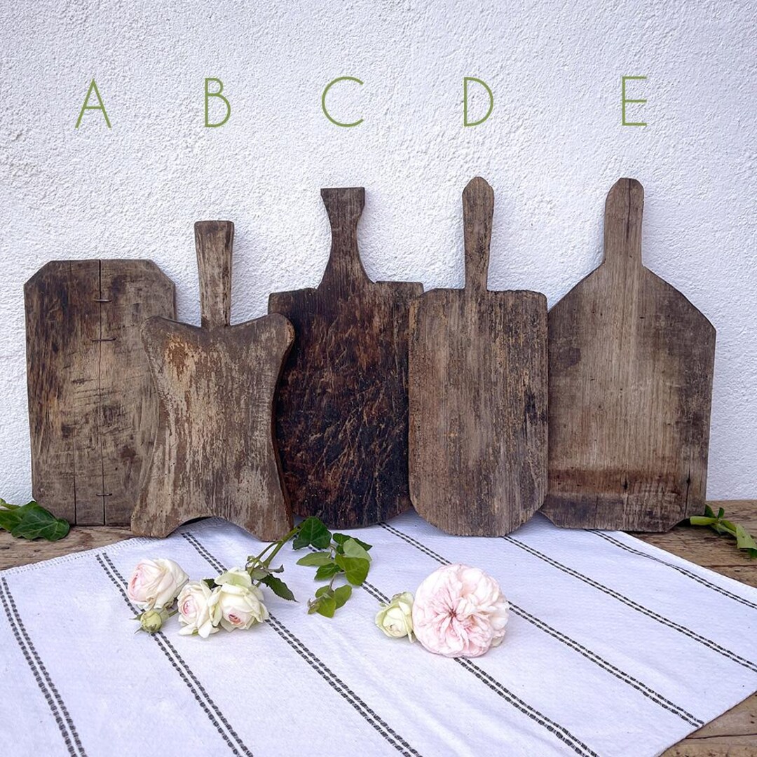 Vintage Wood Chopping Boards for Dark Food Photography - Etsy