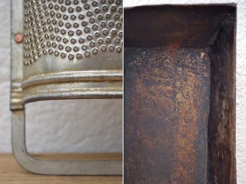 Vintage Rusty Baking Tray Loaf Pan Grater Food Photo Props | Etsy