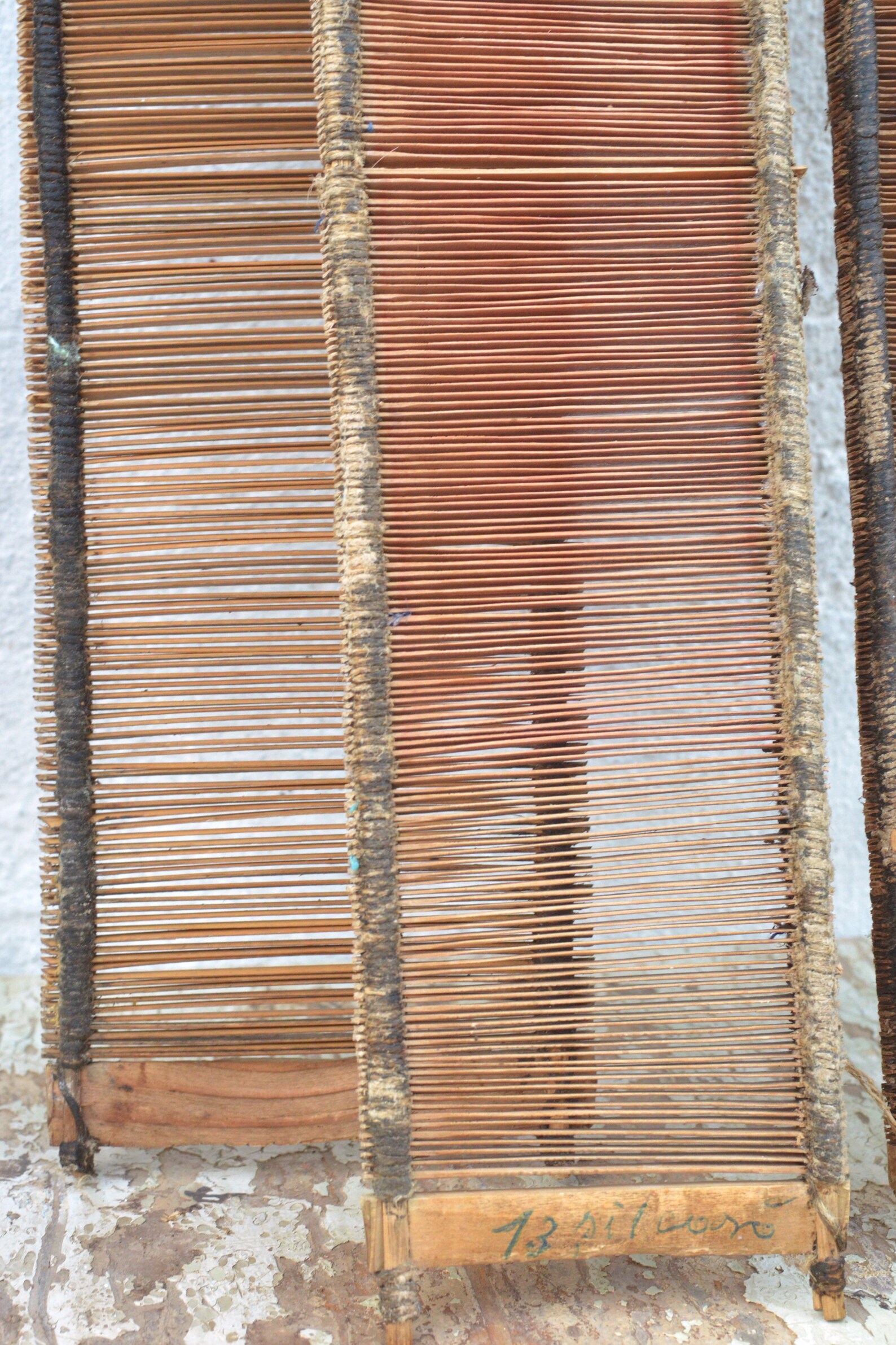 Antique Romanian Primitive Weaving Loom Reed Primitive Decor | Etsy