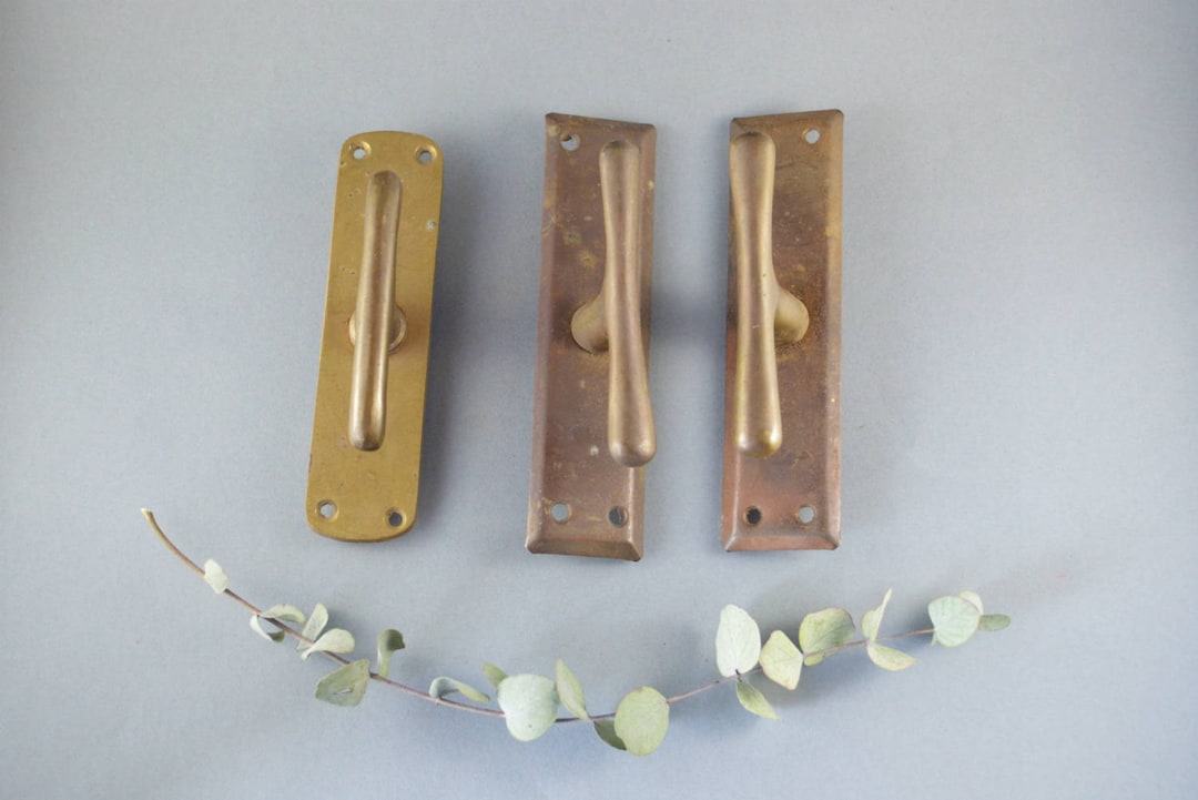 Vintage Window Handles, Solid Brass Lever - Etsy