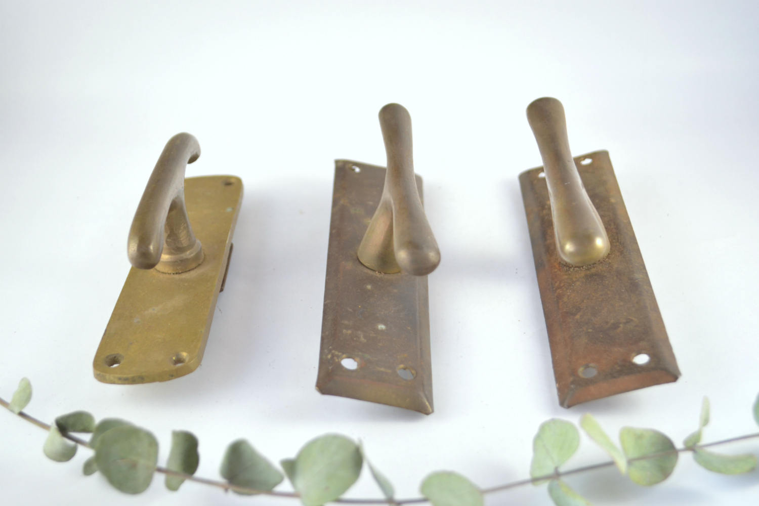 Vintage Window Handles Solid Brass Lever | Etsy