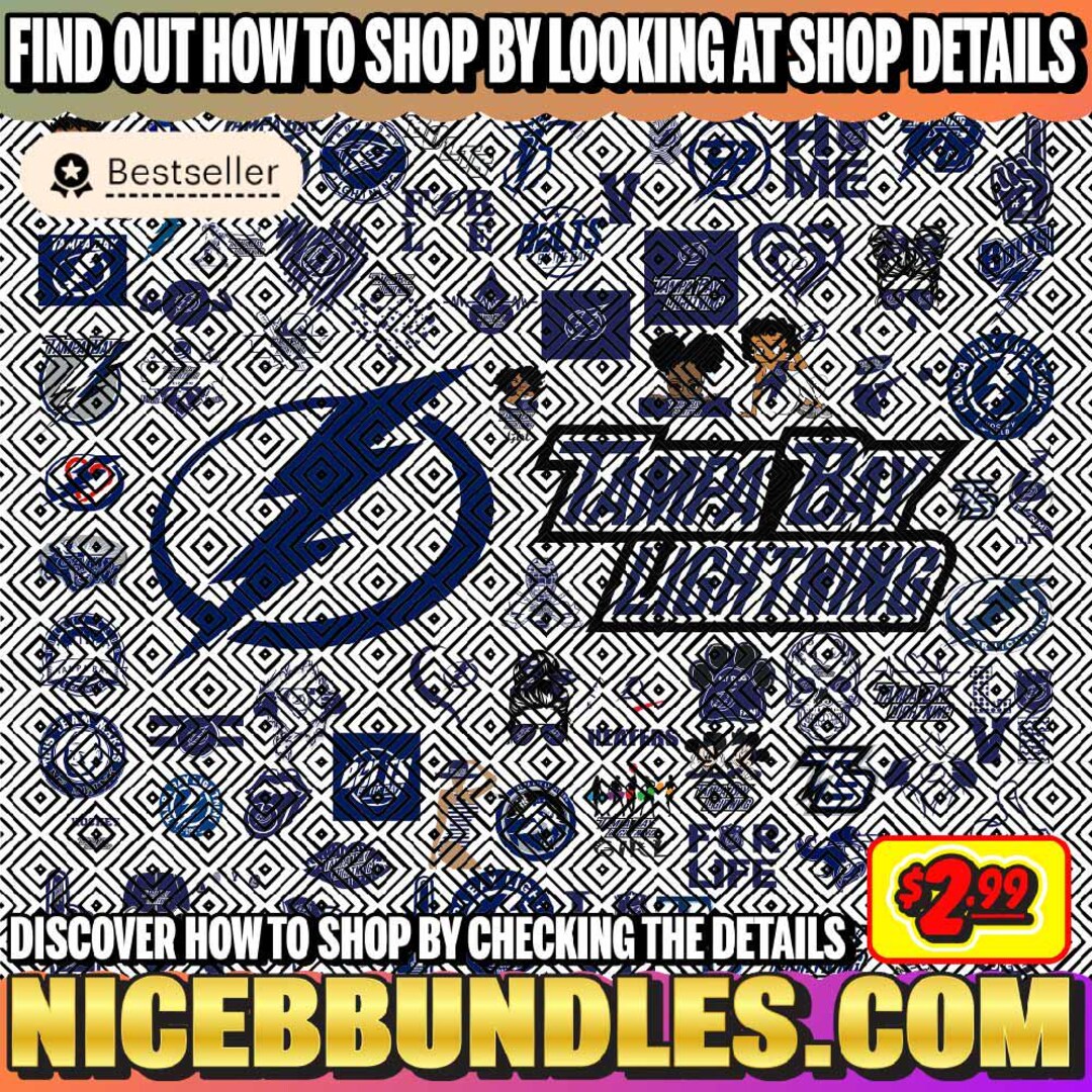 77 Files Tampa-bay-lightning Team Bundles Svg, Tampa-bay-lightning Svg ...