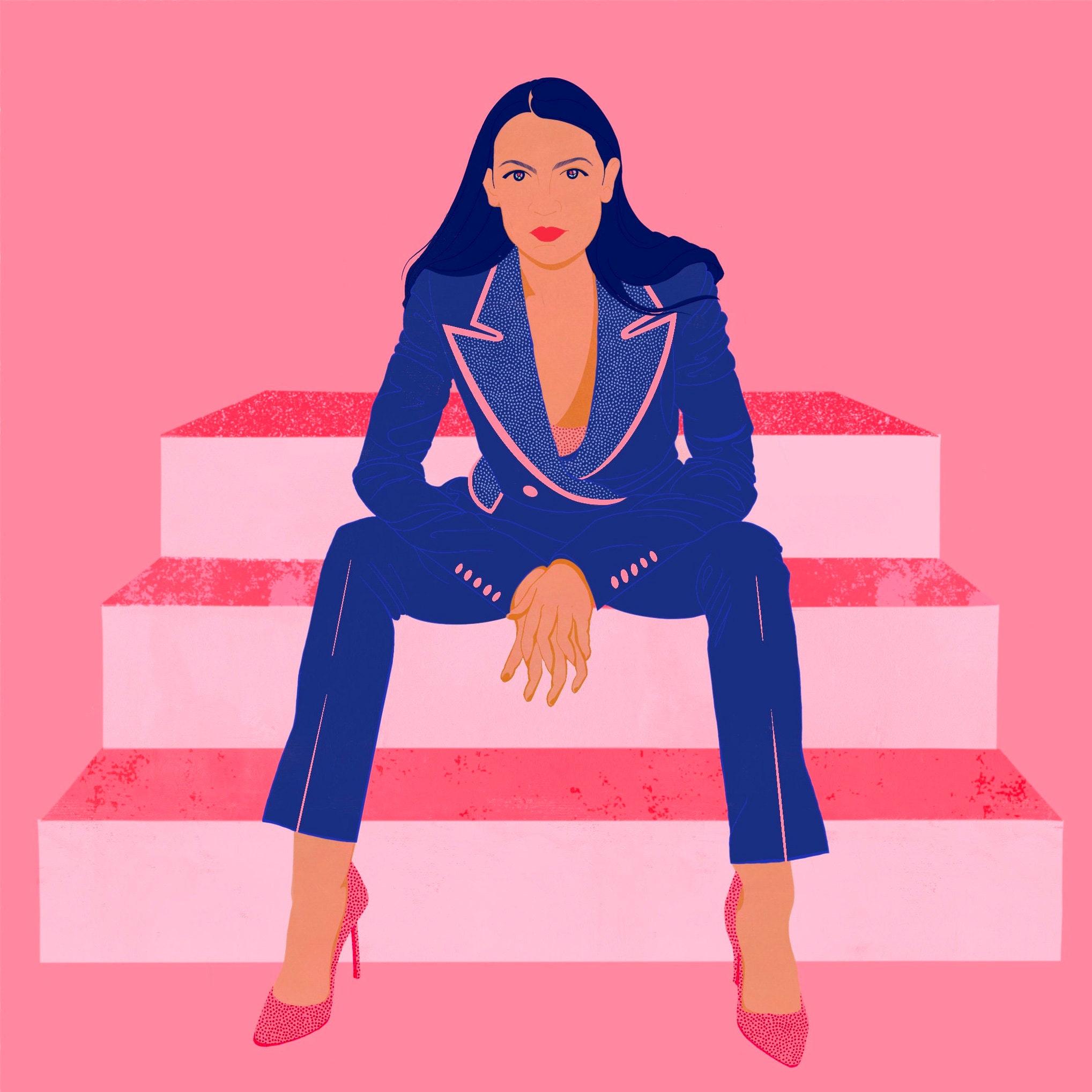 AOC Art Print | Etsy