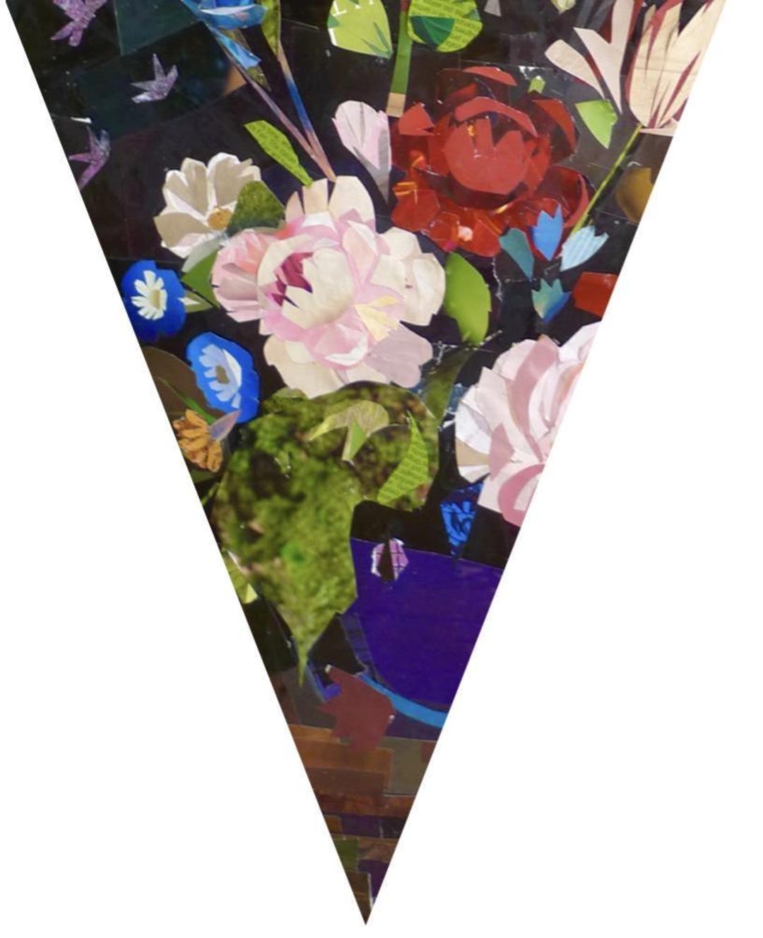 Pretty Vintage Collage Flowers by Janey Jones. Digital Download Bunting ...
