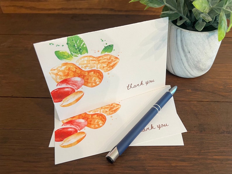 Peanuts Farm Thank You Note Card 4"x6" Printable Download, Blank Folded ...