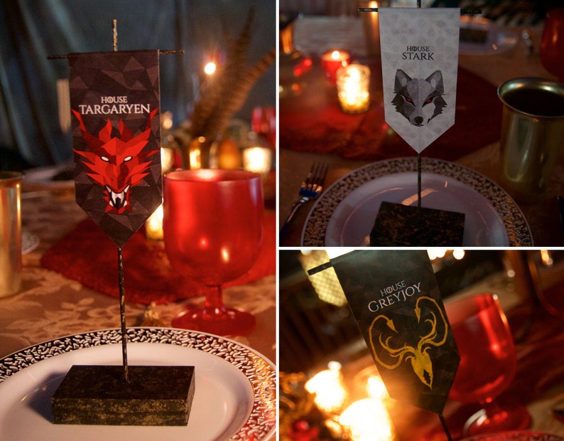 Game of Thrones Printable Banners / Got Party Printable - Etsy