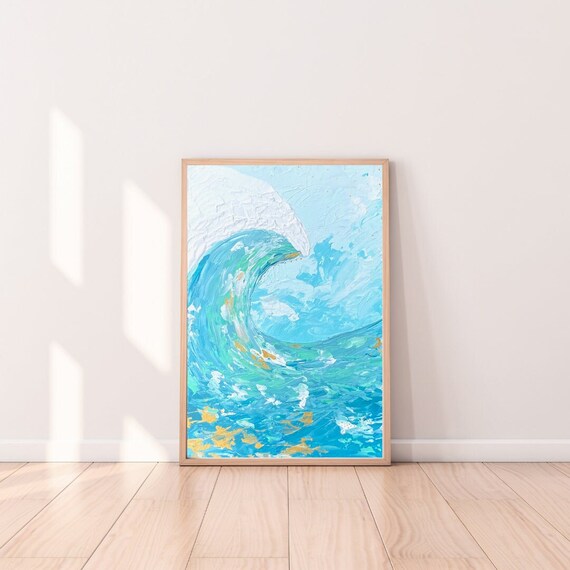 Wave Art Print - Etsy