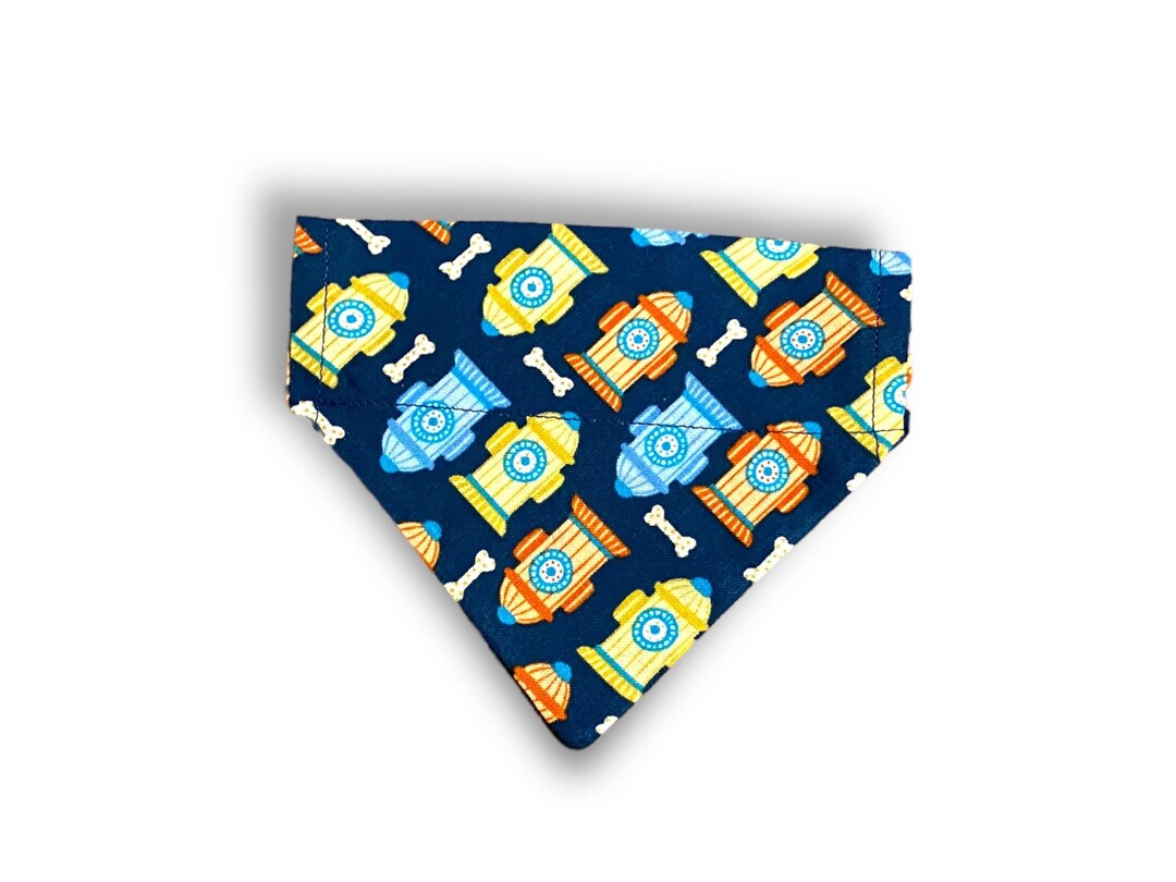 Fire Hydrant Over the Collar Pet Bandana • Cat Bandana • Dog Slip on ...