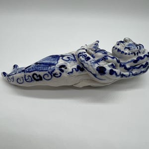 Blue Delft Mermaid With Hanger - Etsy
