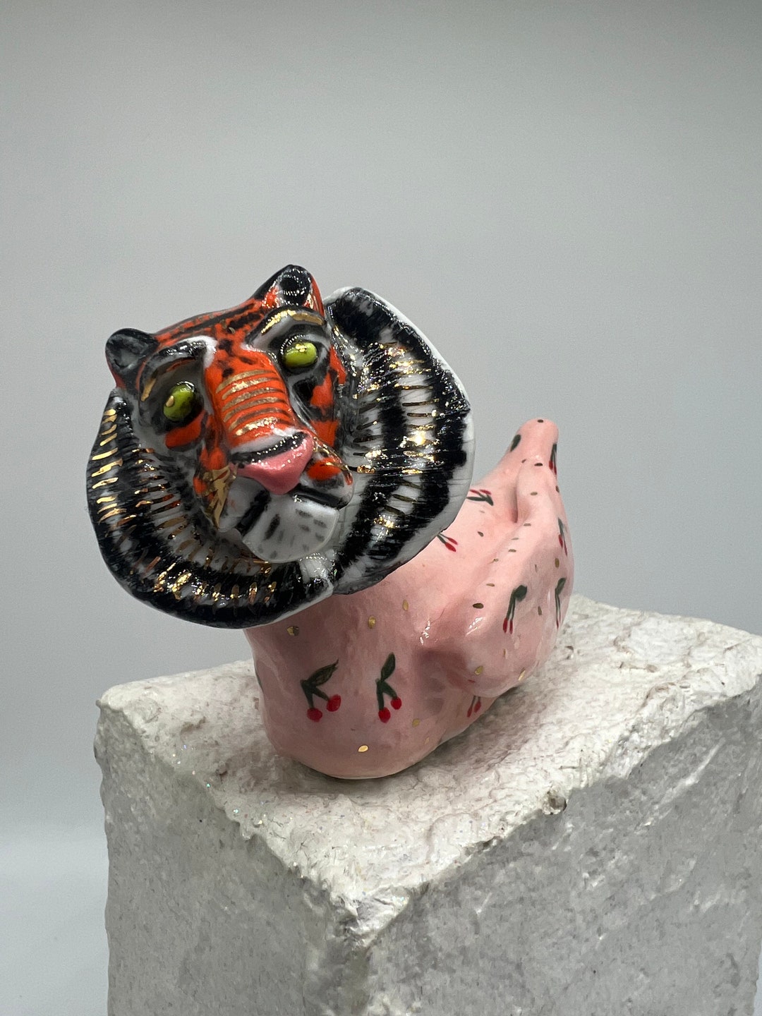 Pink Tiger Swan - Etsy