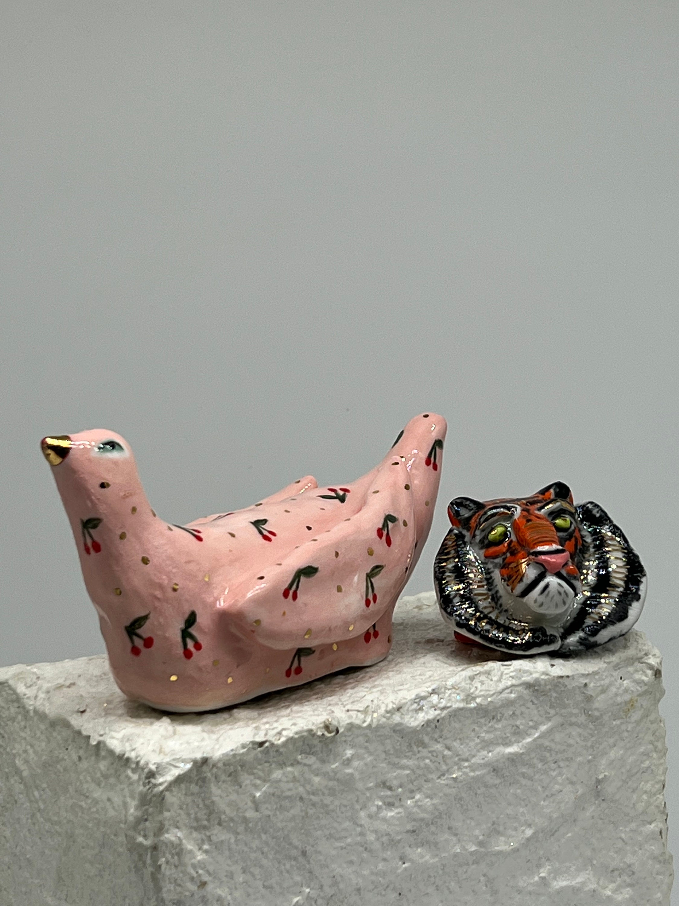 Pink Tiger Swan | Etsy